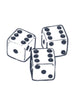 666 Dice Temporary Tattoo – Tattooed Now