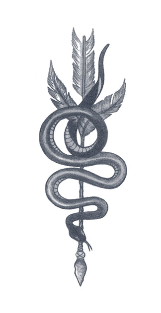 Arrow With Snake – Tattooed Now