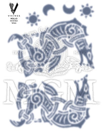 Rollo Tattoo Set -Vikings Tv Series – Tattooed Now